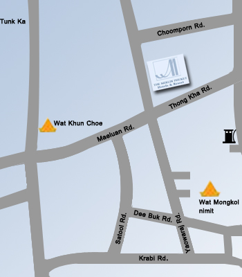Map of Phuket Merlin Hotel, Phuket
